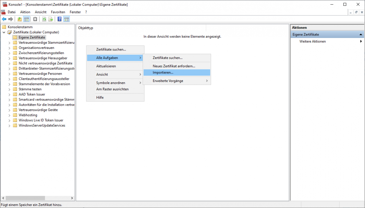 HTTPS für IIS konfigurieren - Nocksoft