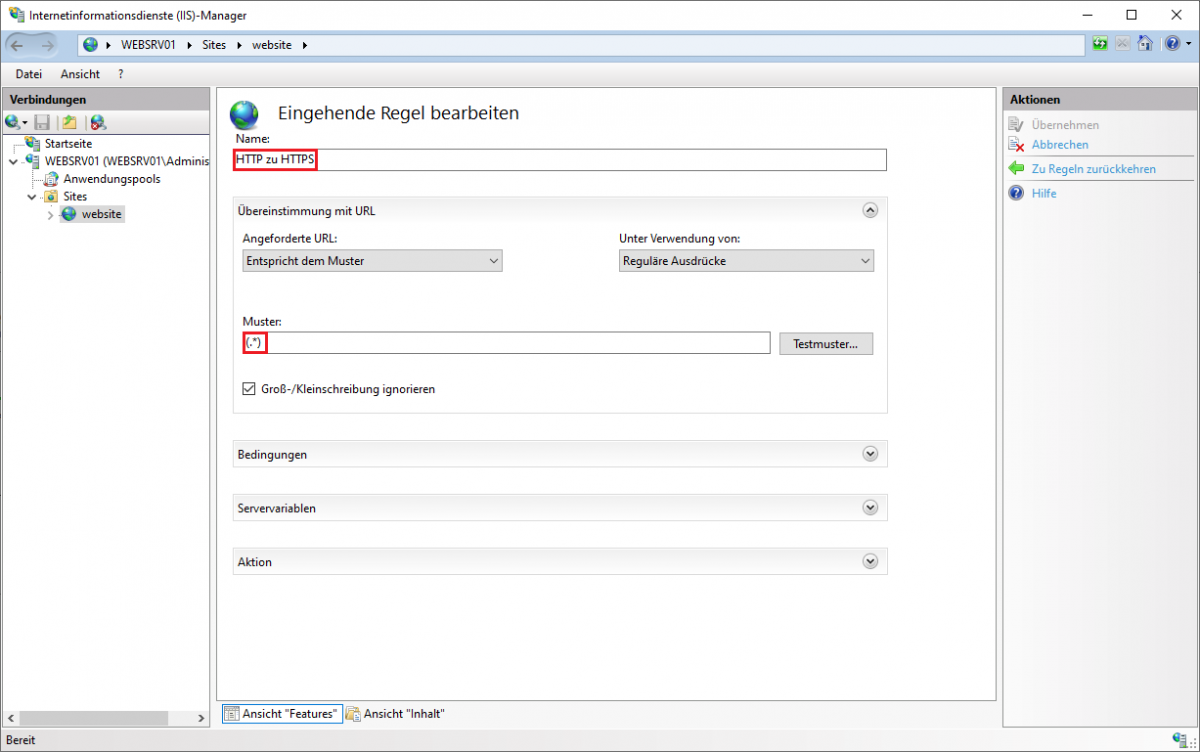 HTTPS für IIS konfigurieren - Nocksoft